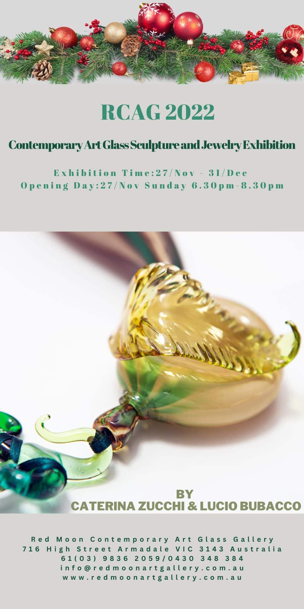 RCAG 2022 Sculpture & Jewelry Exhibition – Red Moon